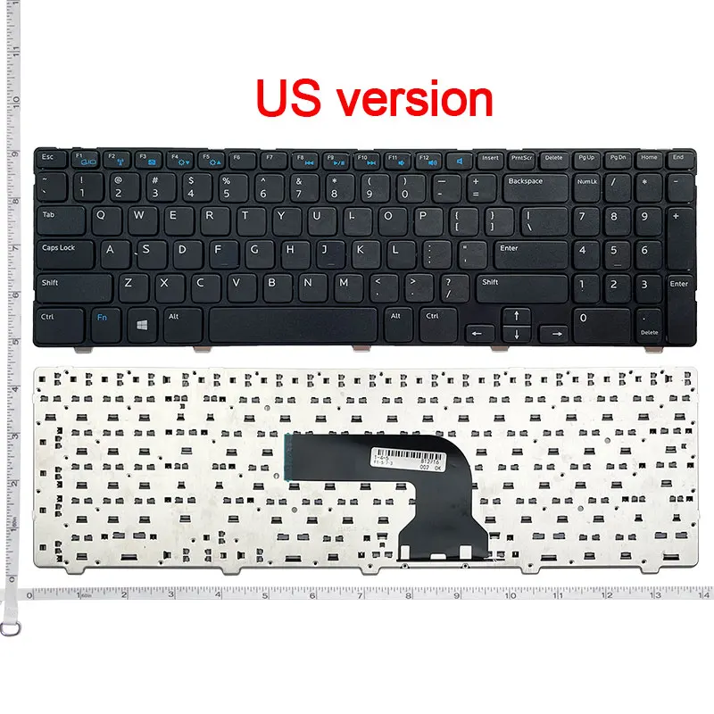 GZEELE Laptop keyboard For Dell Inspiron 15R 3521 5521 3537 2521 5528 ...