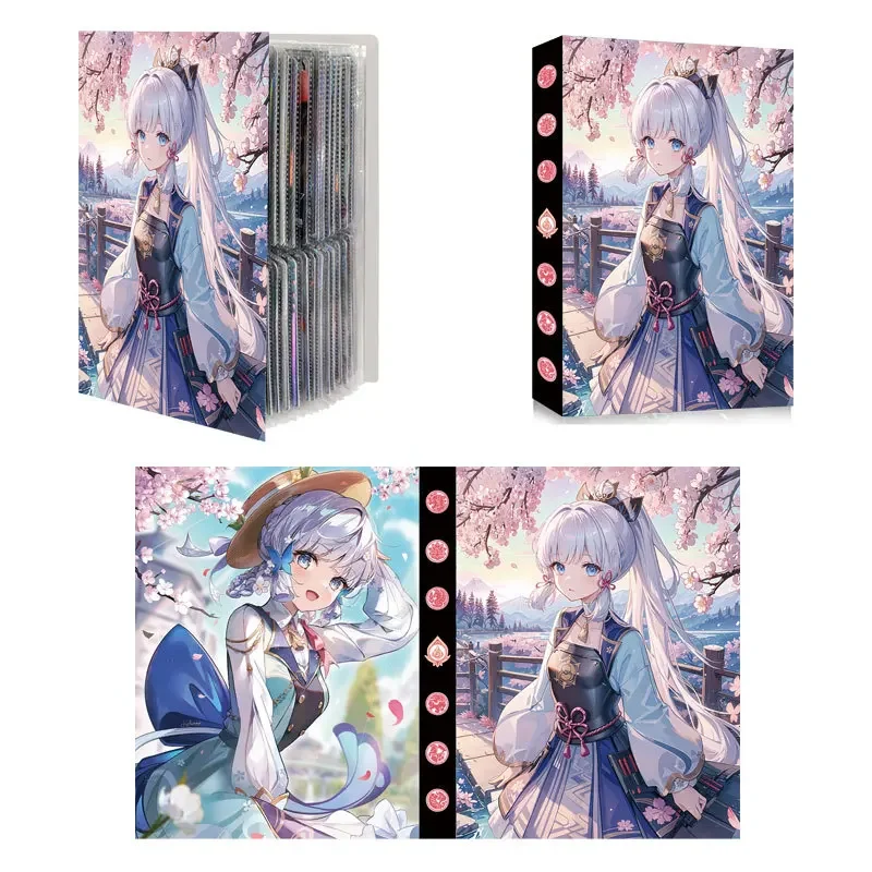 Genshin Impact 240 Pcs Cards Album Binder Book Map Letter Holder Binder ...