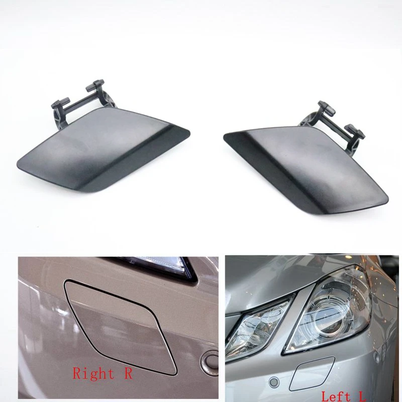 Car-Front-Headlight-Washer-Spray-Nozzle-Cover-Cap-For-Mercedes-Benz-E ...