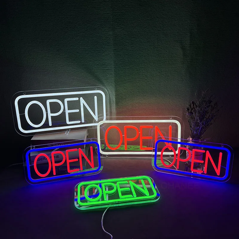 OHANEONK-Open-Sign-Bar-Shop-Decoration-Flex-Silicone-LED-Neon-Sign-Wall ...