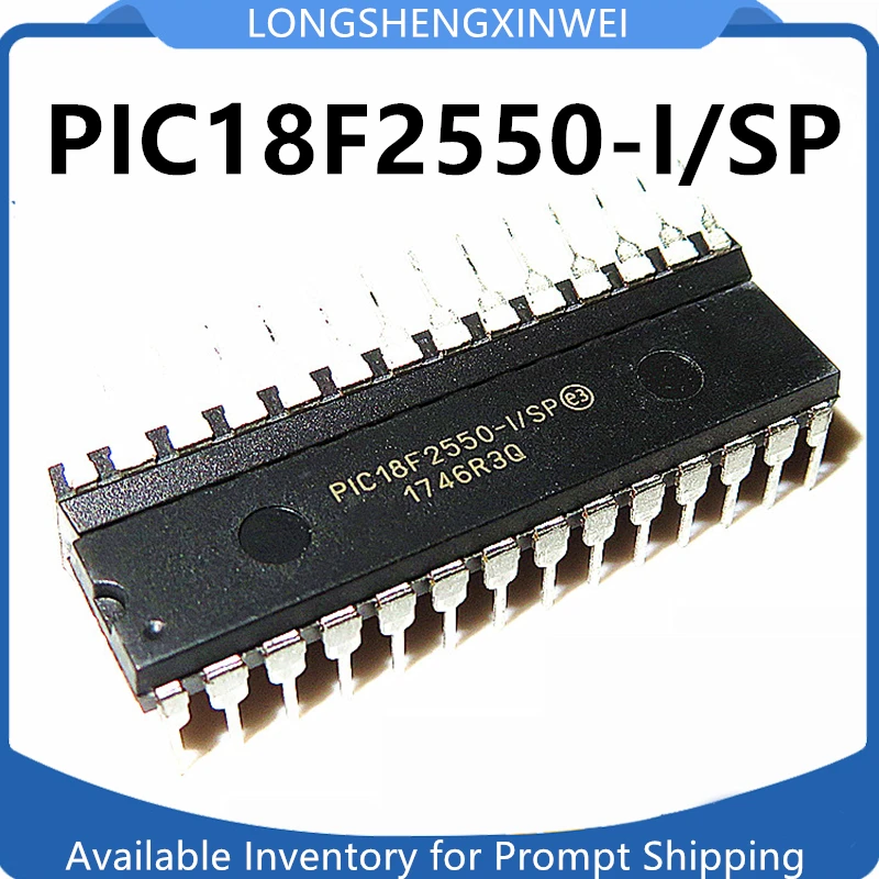 1PCS-New-Original-PIC18F2550-I-SP-PIC18F2550-PDIP-28-High-Performance-Enhanced-Flash-Memory-USB ...