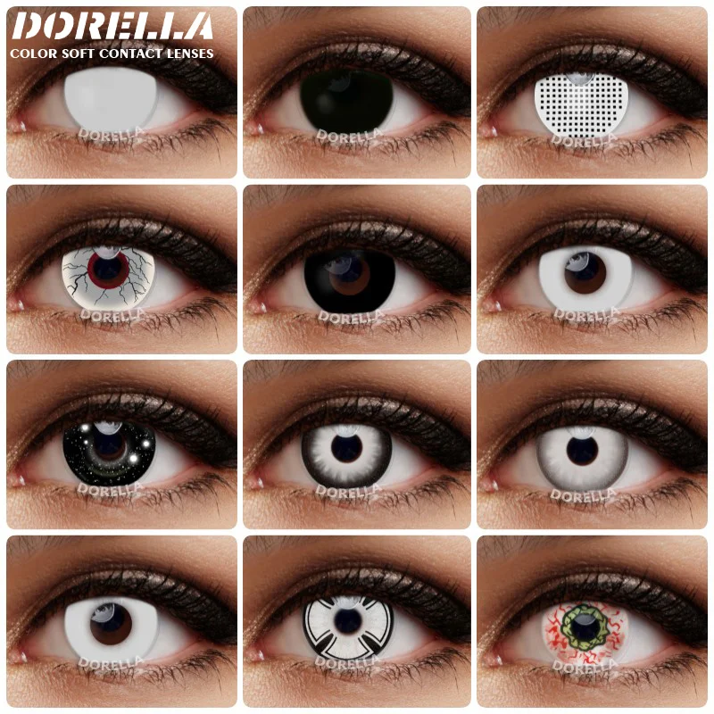 D'orella – Lentilles De Contact Colorées Pour Les Yeux, 1 Paire, Pour ...