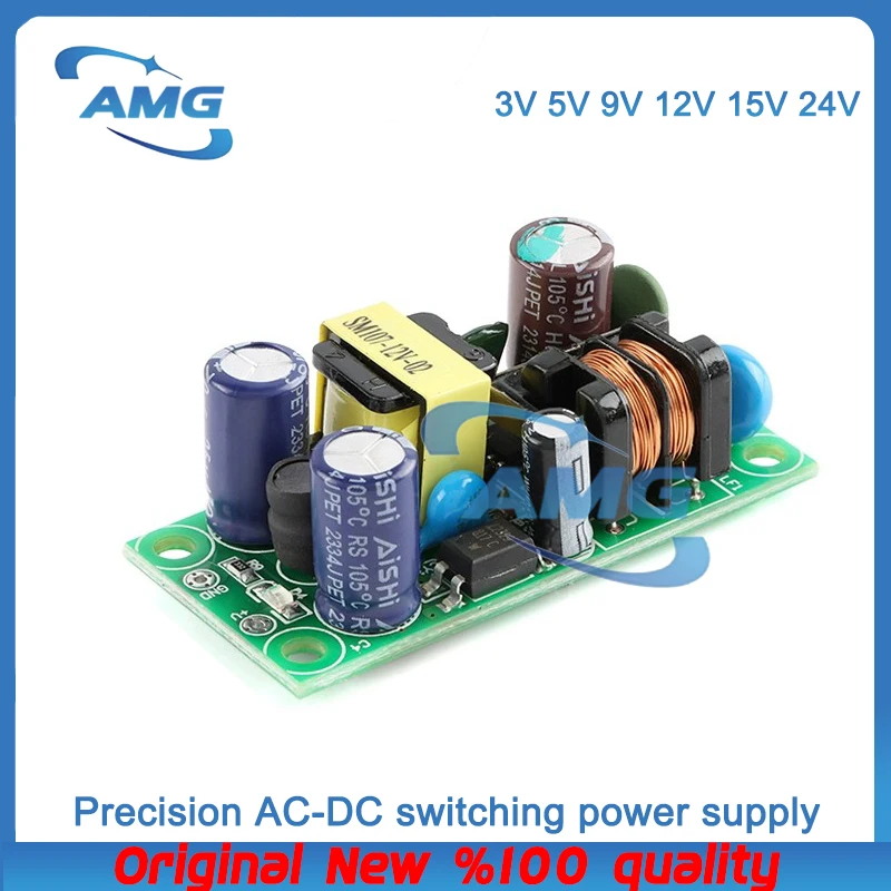 1PCS SM-PLG06A-05 110V 220v to DC 3.3V 5V 9V 12V 15V 24V AC-DC ...