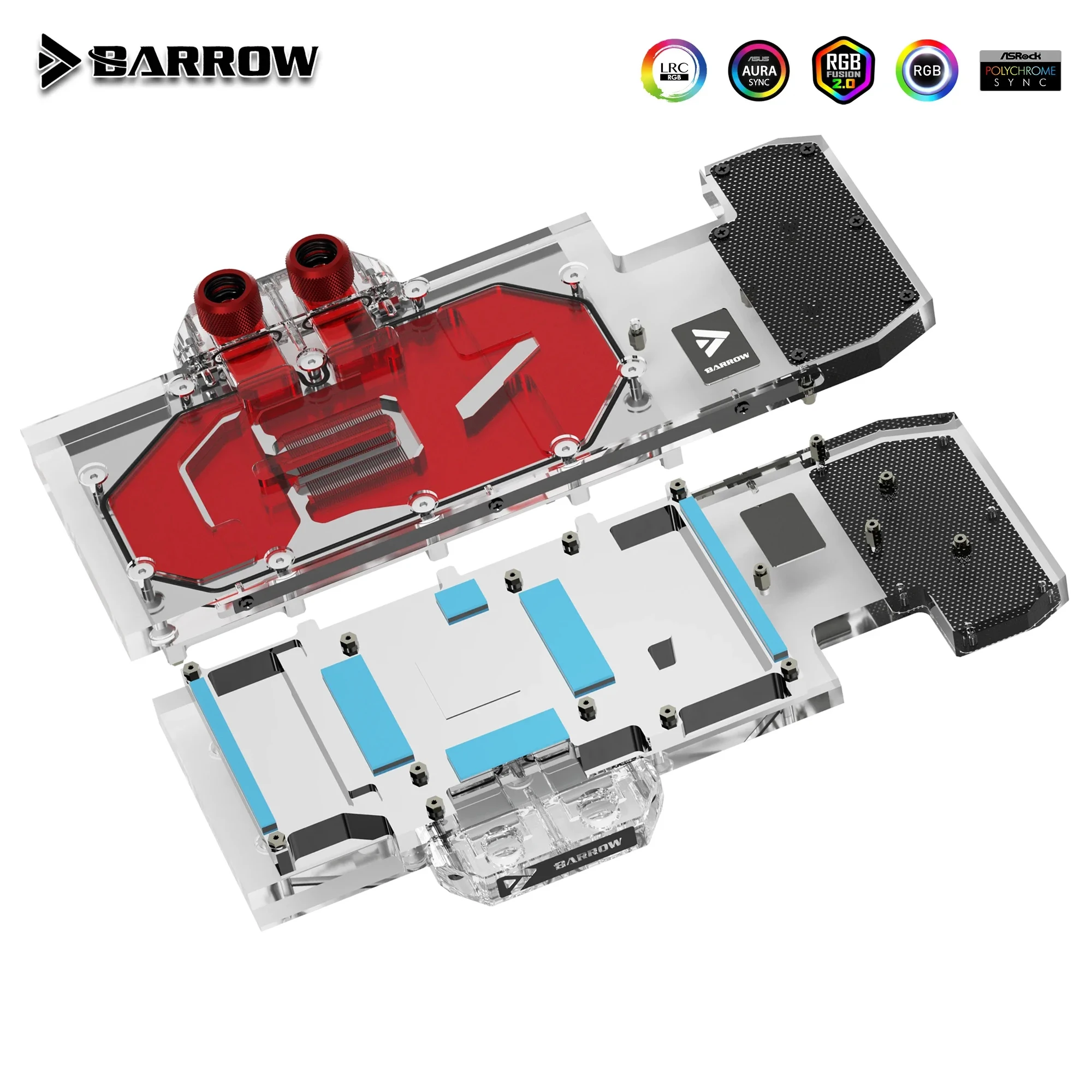 Barrow-GPU-Water-Block-para-MSI-RTX-3090-3080Ti-3080-VENTUS-3X-placa-gr ...