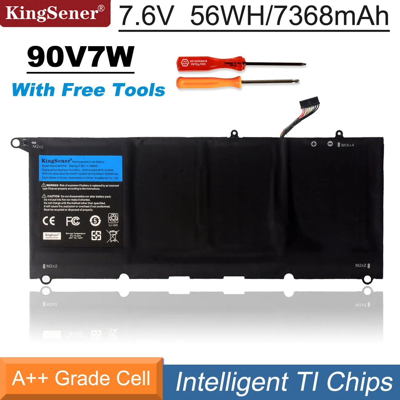 Dell Xps 13 9343 Battery Jd25g | Dell Xps 13 9350 Battery Jhxpy - 90v7w ...