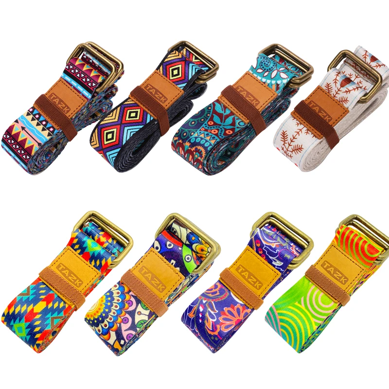 183cm-Women-Yoga-Elastic-Strap-Pilates-Exercise-Polyester-Strap-Belts ...