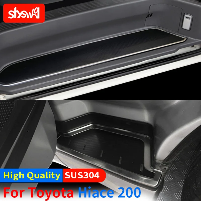 2Pcs-Stainless-Steel-Car-Interior-Door-Sill-Scuff-Plate-For-Toyota ...
