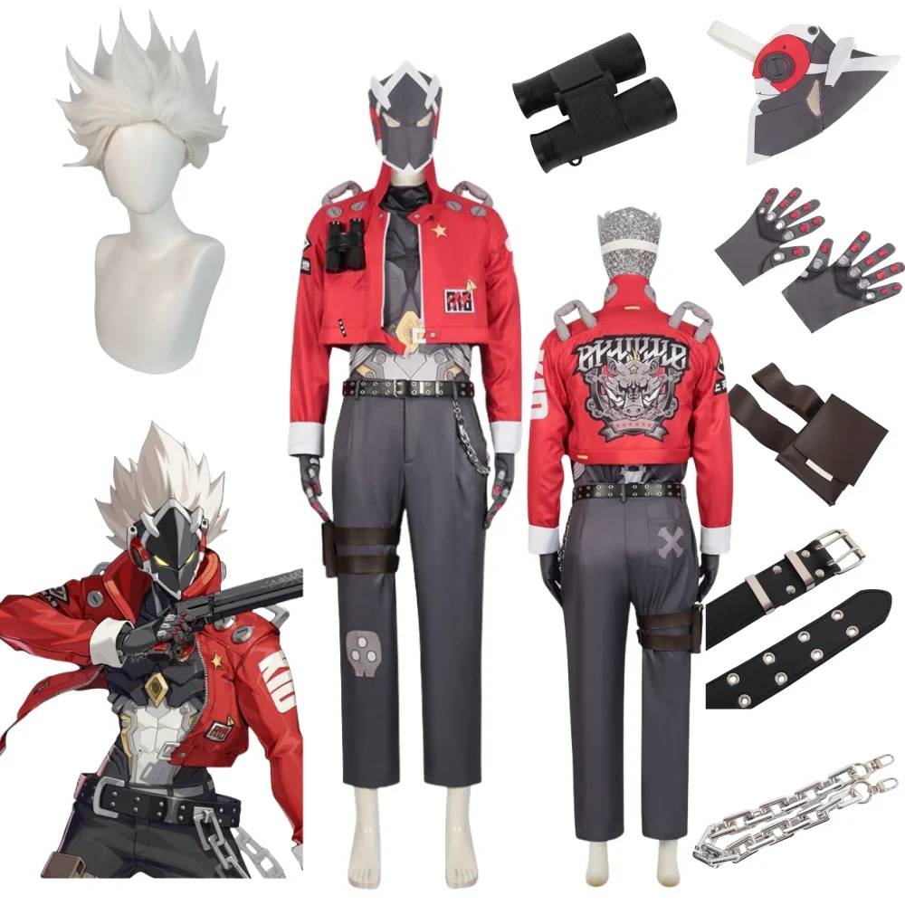 Zenless-Zone-Zero-Billy-the-Kid-Cosplay-Costume-Wig-Cos-Zzz-Halloween ...