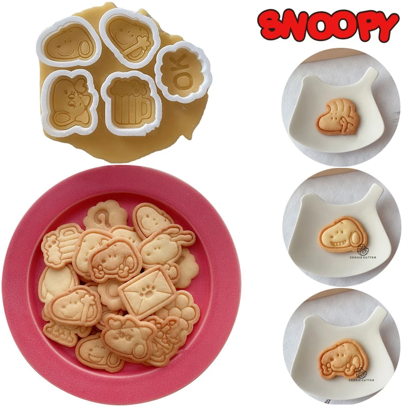 Snoopy-Cookie-Moulds-Anime-3d-Kitchen-Baking-Chocolate-Fondant-Cookie ...