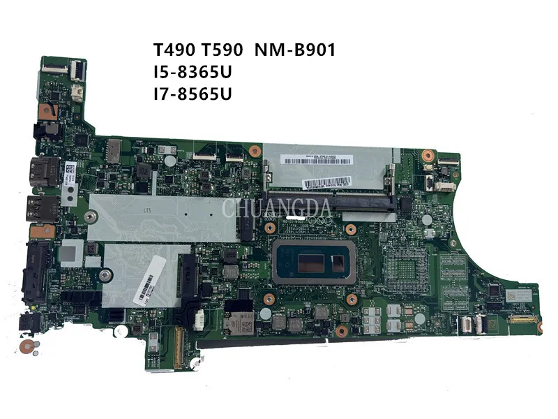 For-LENOVO-Thinkpad-T490-i5-8265U-i7-8565U-Laptop-Motherboard-NM-B901 ...