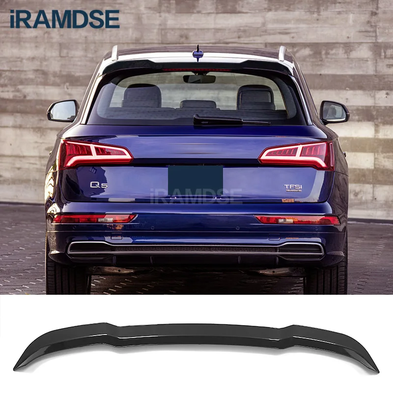Black-Roof-Spoiler-for-Audi-Q5-2018-To-2022-Rear-Windshield-Wing-Trunk ...