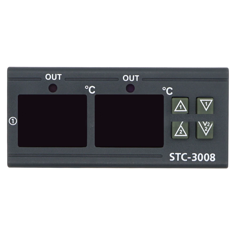 STC-3008 Temperature Controller Dual-Sensor Output Intelligent Digital ...