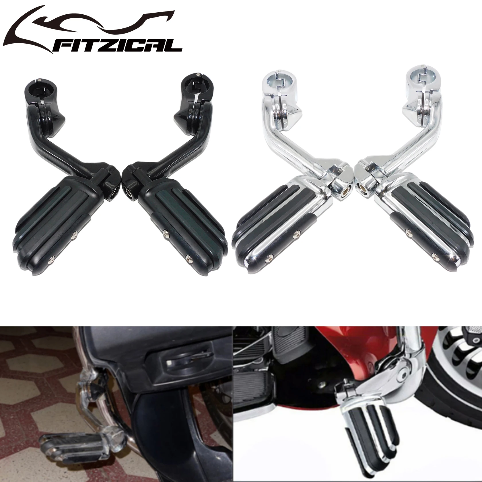 Motorcycle-32mm-1-1-4-Engine-Guard-Footrest-Highway-Bar-Foot-Pegs-Long ...