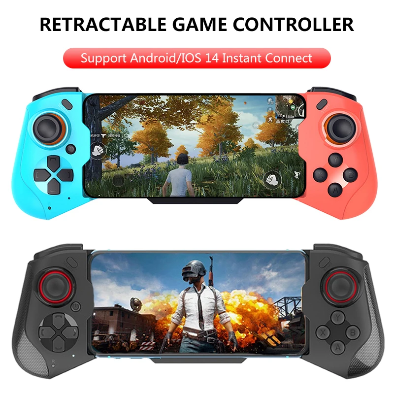 Mocute 060 Wireless Gamepad Mobile Game PUBG Controller for Phone Android Wireless Telescopic ...
