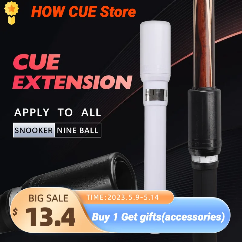 Snooker Cue Extension Pool Cue Extension 30cm Length PVC Material Easy ...