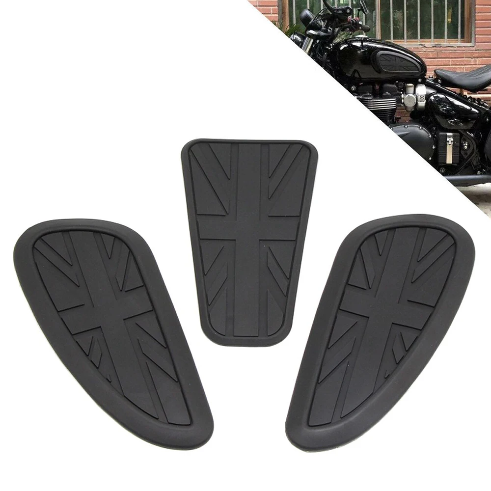 Universal Retro Motorcycle Anti Slip Tank Pad Side Gas Knee Grip