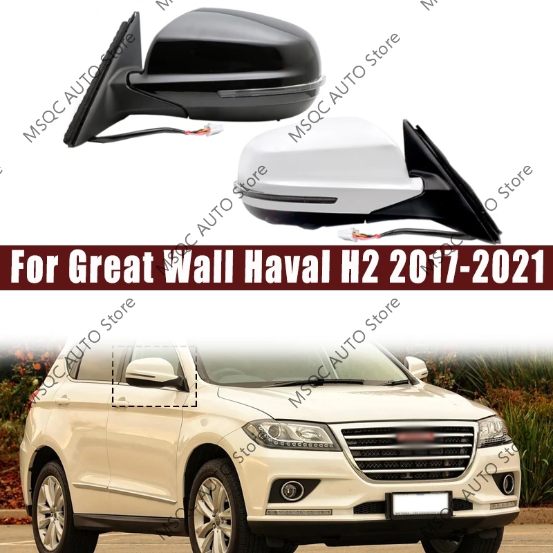 Montaje de espejo retrovisor de coche, espejos exteriores para Great ...