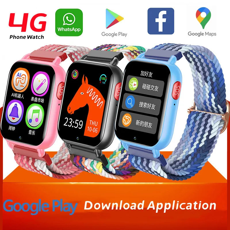 Original-New-Phone-Watch-SIM-Card-4G-Child-Smart-Watch-Hd-Video-Call ...