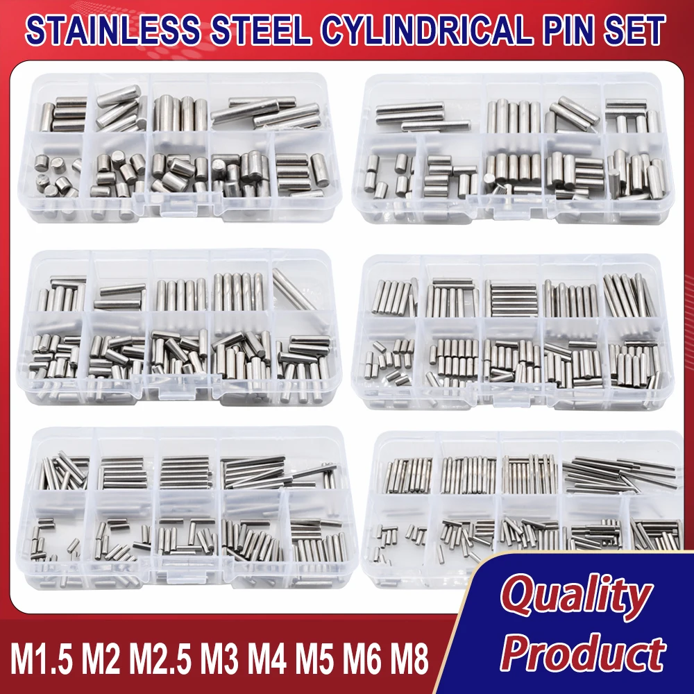 M1 M1.5 M2.5 M3 M4 M5 M6 M8 304 Stainless Steel Cylindrical Pin ...