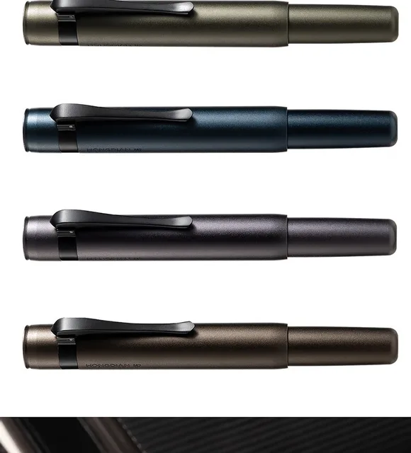 Fountain Pen Medium Nib Hongdian M2 Black Forest Mini Fountain Pen ...