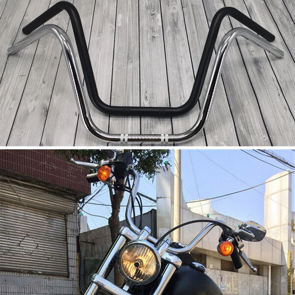 Handlebar-25mm-1-Motorcycle-Super-High-Steering-Wheel-for-XL883-XL1200 ...