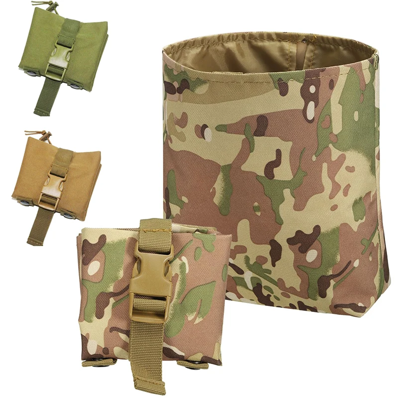 New Molle Folding Dump Drop Magazine Pouch Outdoor Camping Hunting ...