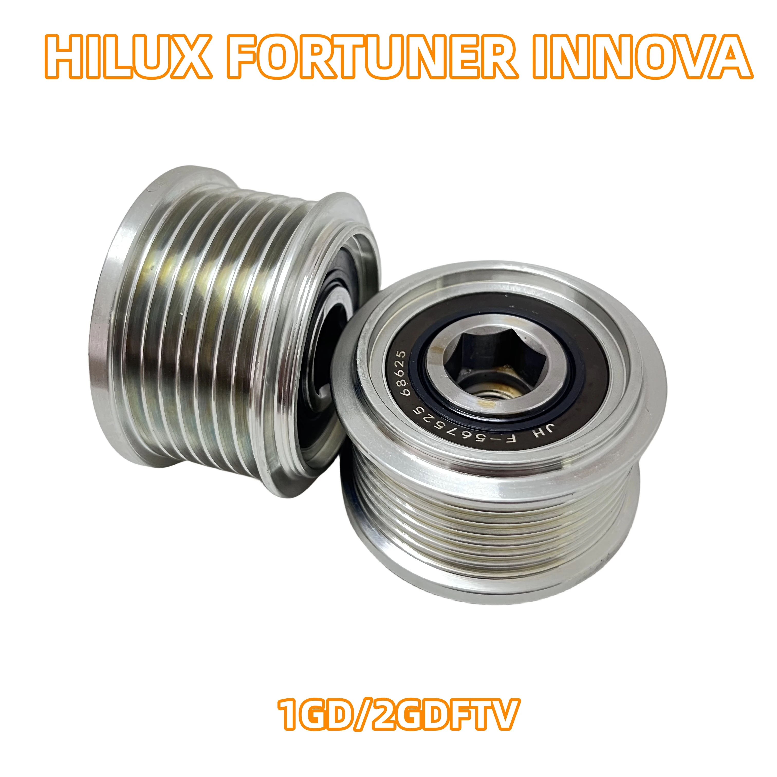 CAR ALTERNATOR PULLEY For TOYOTA HILUX INNOVA FORTUNER 1GD/2GDFTV ...