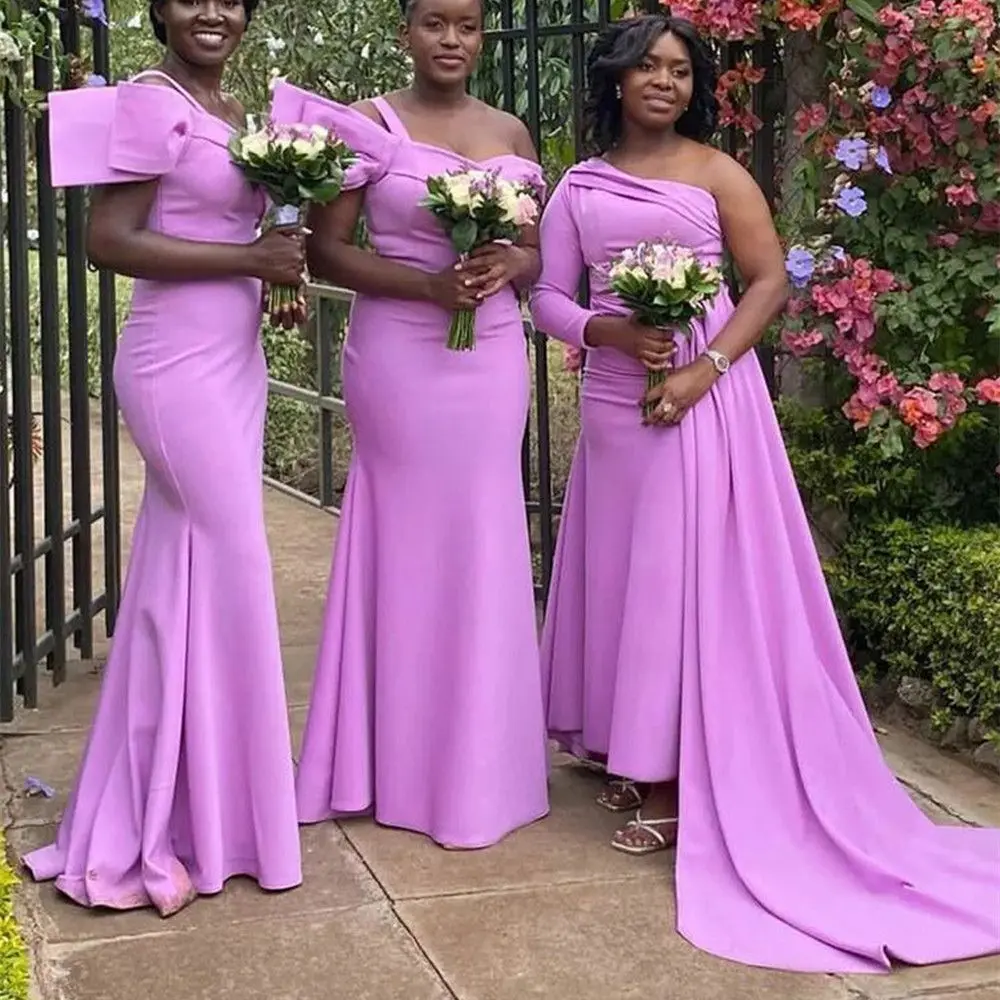 Pale Purple Bridesmaid Dresses