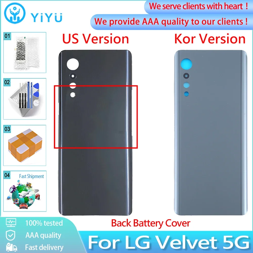 Original-Housing-For-LG-Velvet-5G-Back-Battery-Cover-G9-LM-G900N-LM ...