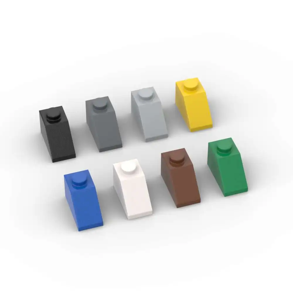 MOC-10PCS-3040-Slope-45-2x1-Building-Blocks-Kit-House-Castle-Connector ...