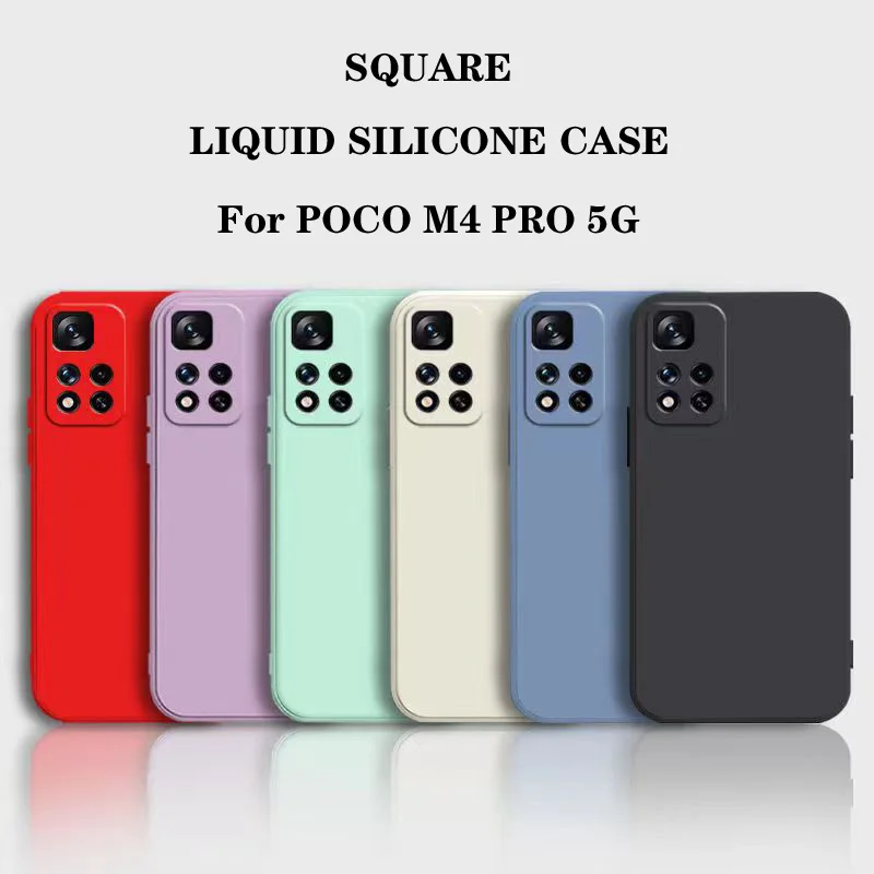 Original Phone Case for Xiaomi POCO M4 Pro 5G Camera Protection Square ...