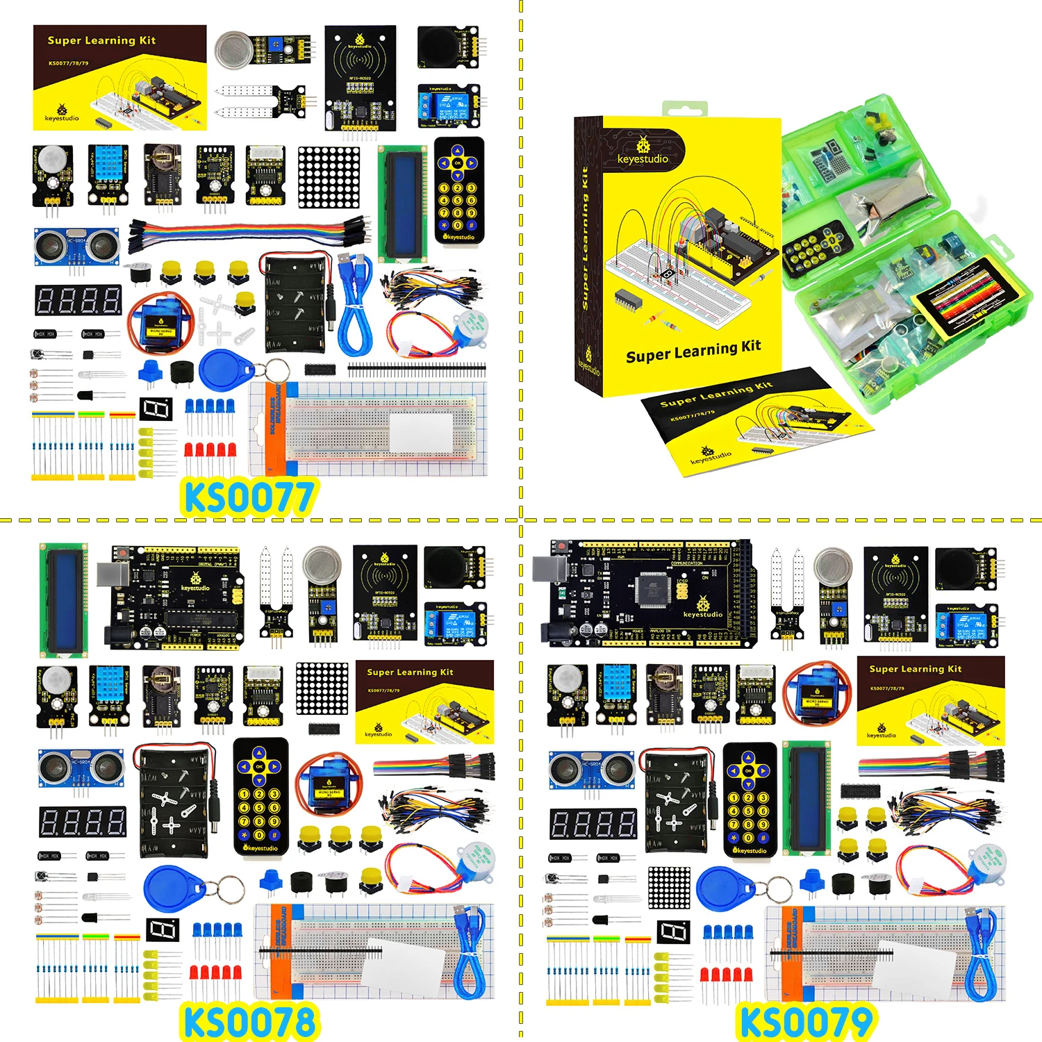 KEYESTUDIO-Kit-de-inicio-de-m-dulos-completos-profesionales-libro-Tutorial-para-Arduino ...