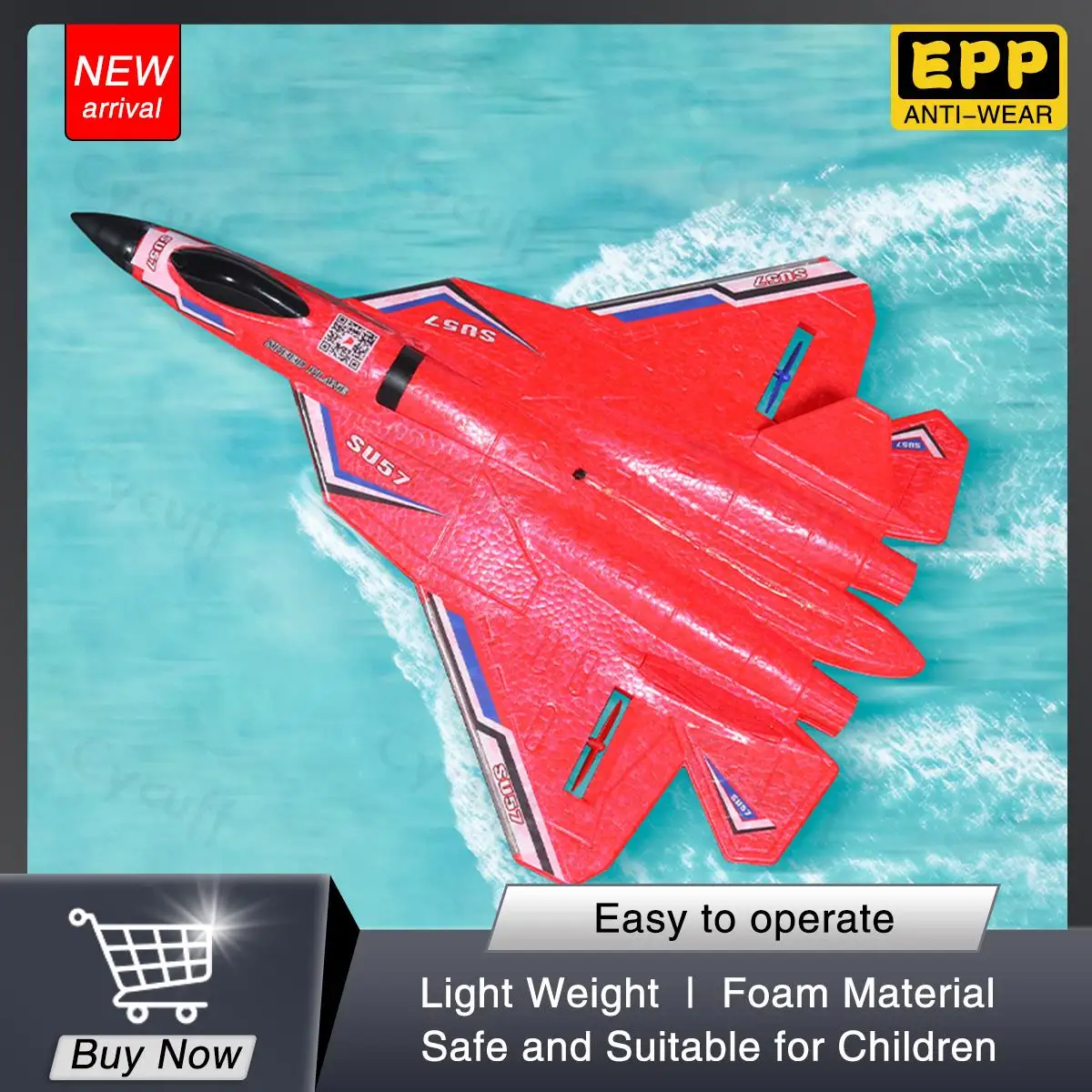 RC-Foam-Aircraft-SU57-Plane-2-4G-Radio-Control-Glider-Remote-Control ...