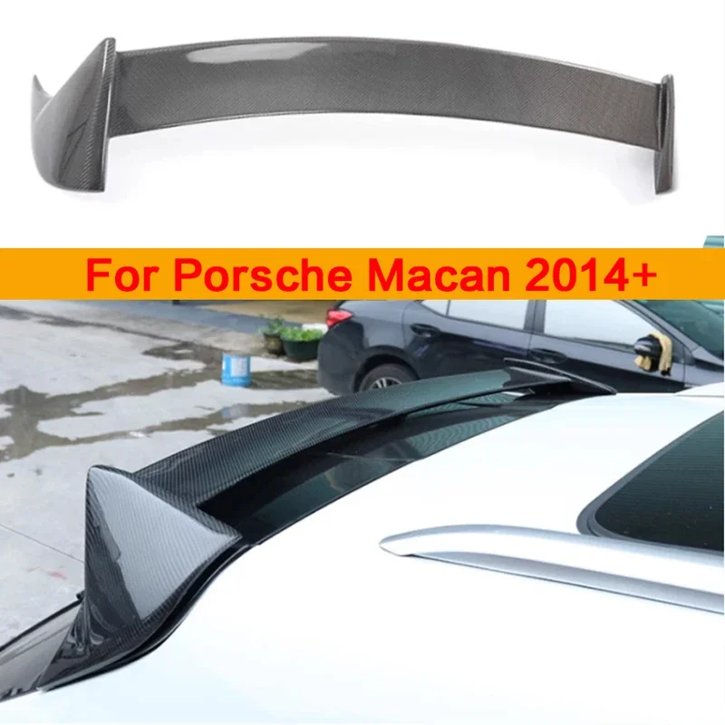 For-Porsche-macan-carbon-fiber-Spoiler-Top-Wing-ducktail-rear-spoiler ...