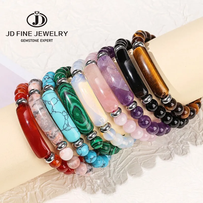 JD-Bracelet-Chakra-en-Pierre-Naturelle-pour-Homme-et-Femme-Breloque-en ...