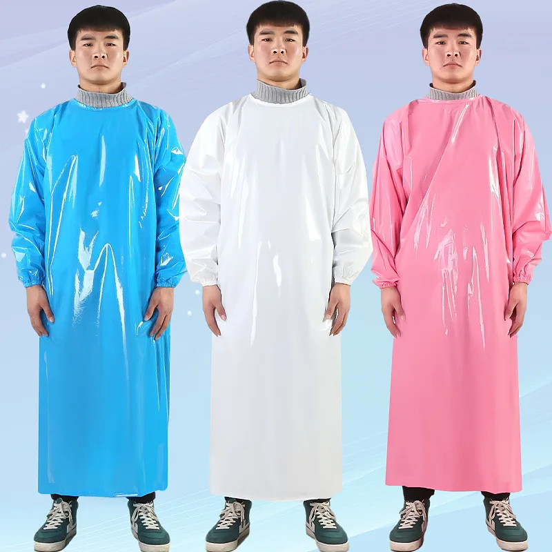 Waterproof-and-oil-proof-coverall-apron-Reverse-dressing-Aquatic ...