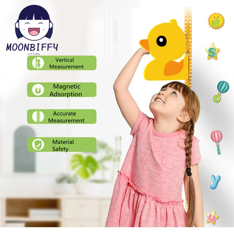 3D-Wall-Stickers-Children-s-Height-Measuring-Ruler-Sliding-Foam ...