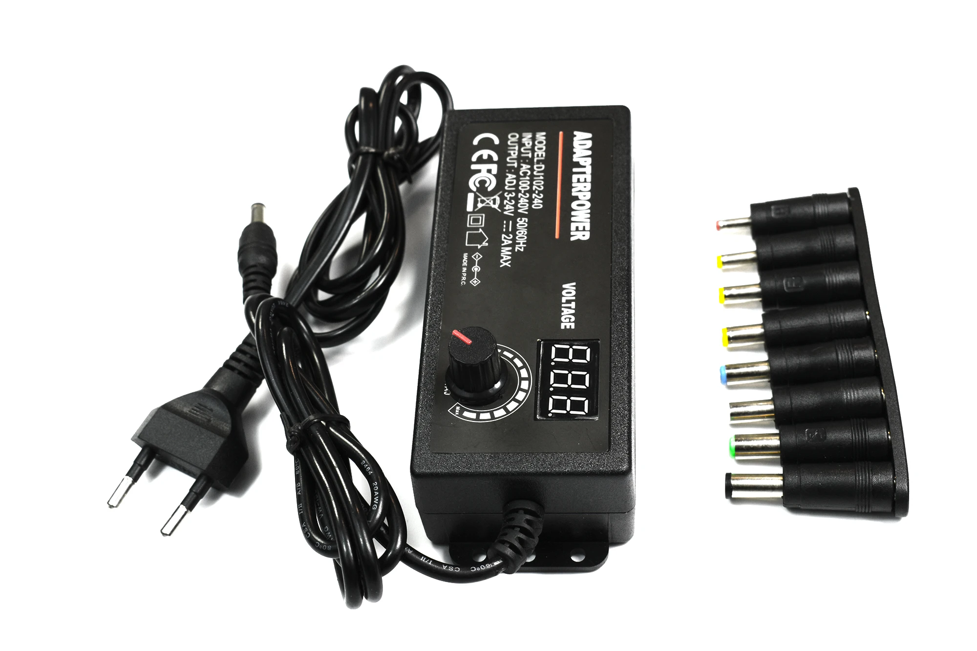 Universal Adjustable AC Adapter 100 240v 50 60hz 3 24v 2A Switching ...