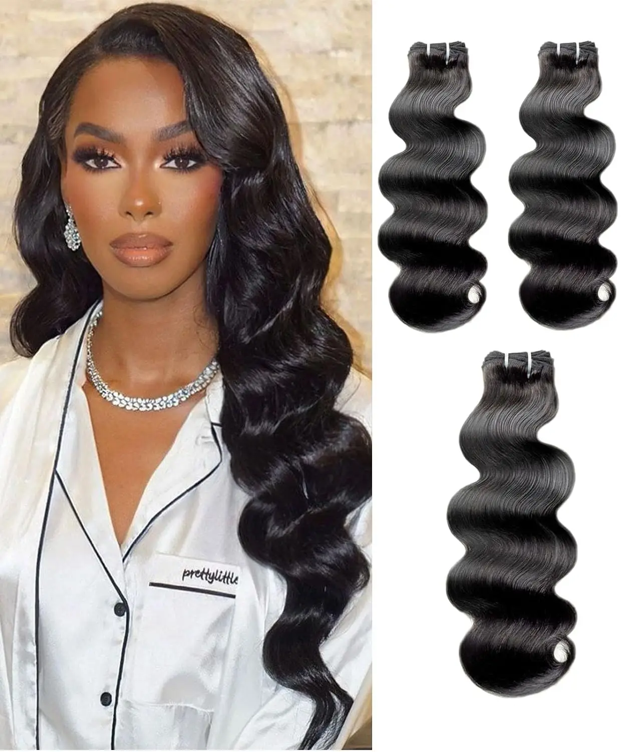 Body-Wave-Bundles-Human-Hair-Brazilian-Hair-Extensions-For-Women-28-30 ...