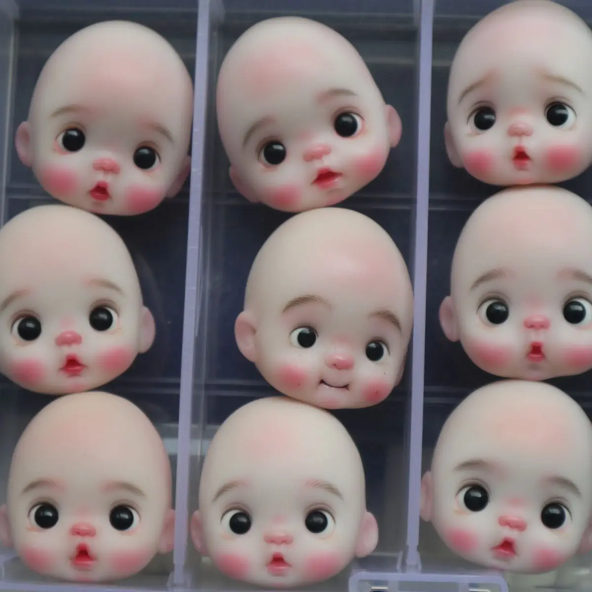 OB11-Baby-Head-BJD-Doll-OJ11-Whole-Doll-Handmade-Soft-Pottery-Head ...