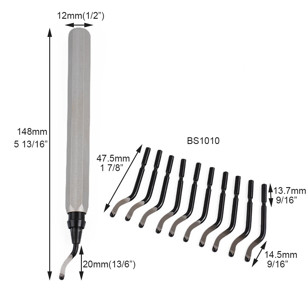 RB1000-Handle-Burr-Deburring-Remover-Ferramenta-De-Corte-L-mina-De ...