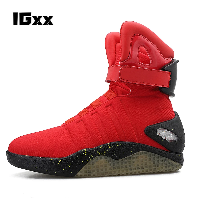 IGxx-high-boots-LED-Light-Up-For-Men-mag-Shoes-USB-Recharging-air-Shoes ...