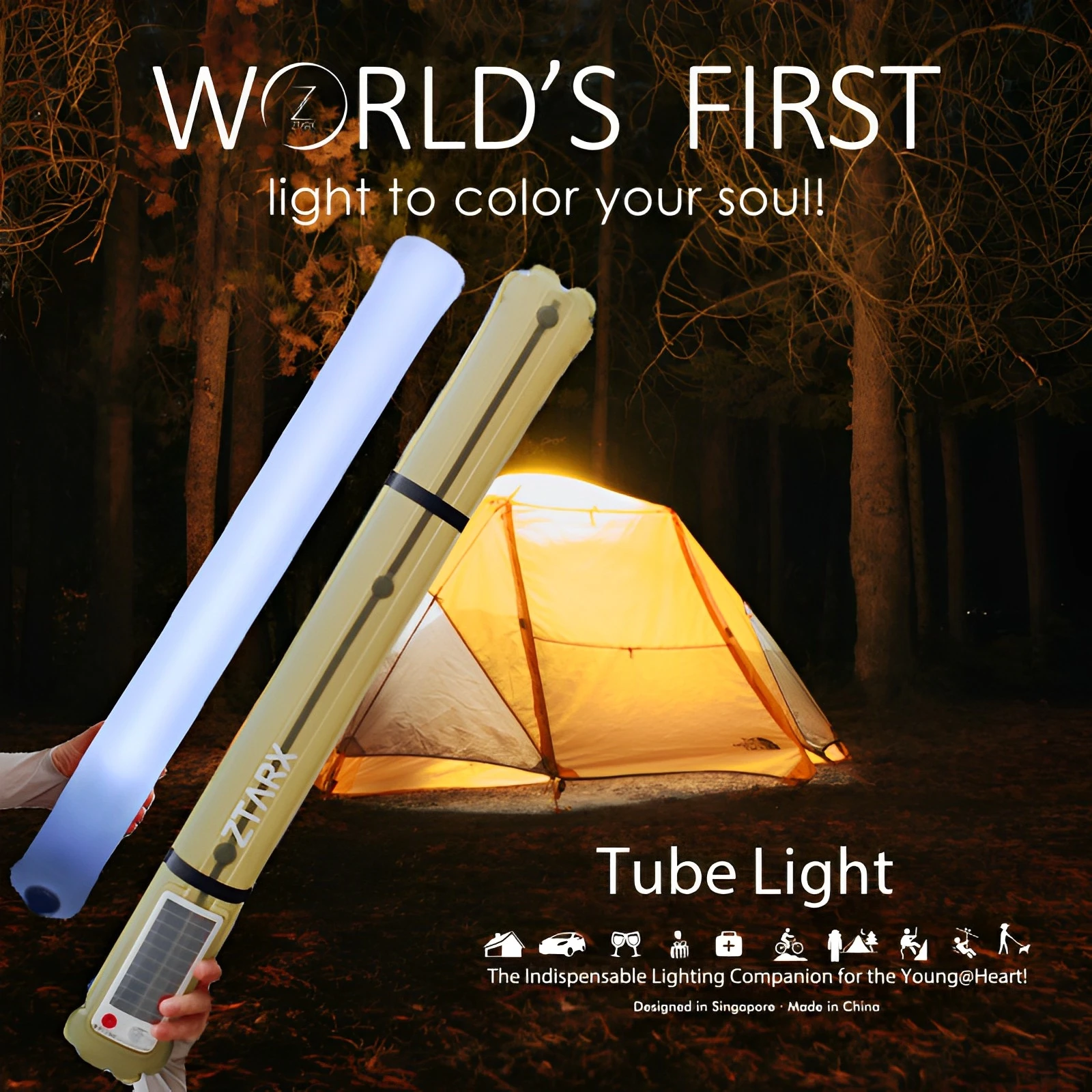 ZTARX-Outdoor-Camping-Light-Inflatable-Camping-Lamp-Rechargeable-Solar ...