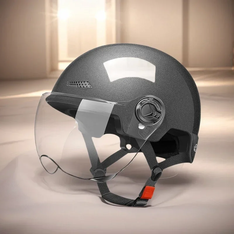 new Helmet For Electric Motorcycle Man Woman Helmet Sun Protection Anti ...