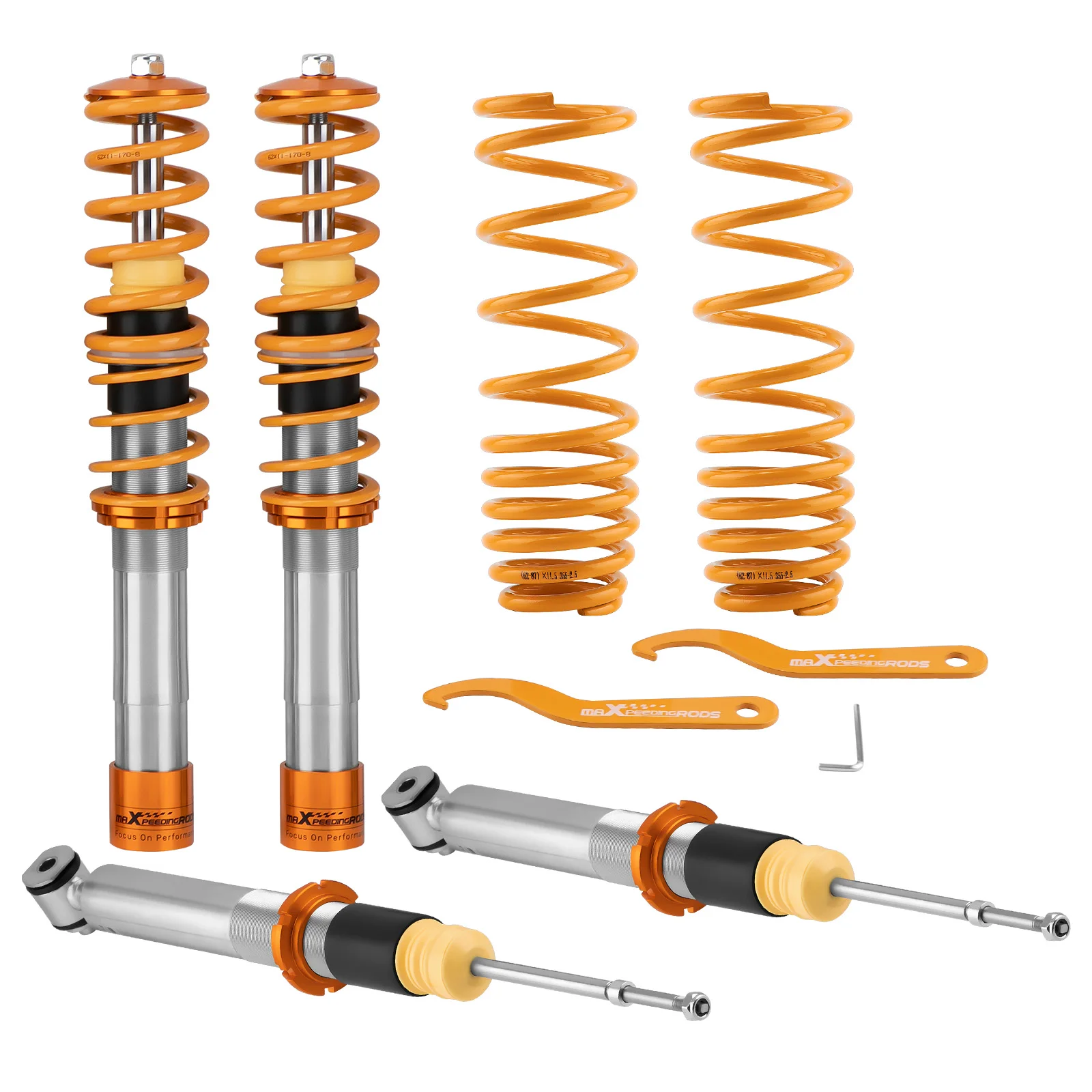 Coilover-Adjustable-Suspension-Lowering-Shock-Kit-for-BMW-E39-5-Series ...