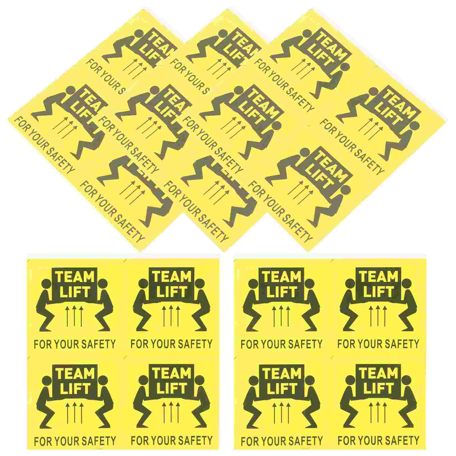 Team-Lift-Stickers-Warning-Labels-Heavy-Caution-Object-Sign-Decals ...
