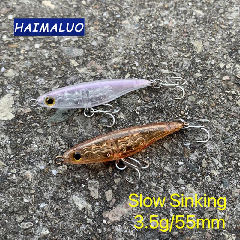 Haimaluo-Golden-Ball-Mini-Micro-Fishing-Lures-55mm-3-5g-Slow-Sinking ...