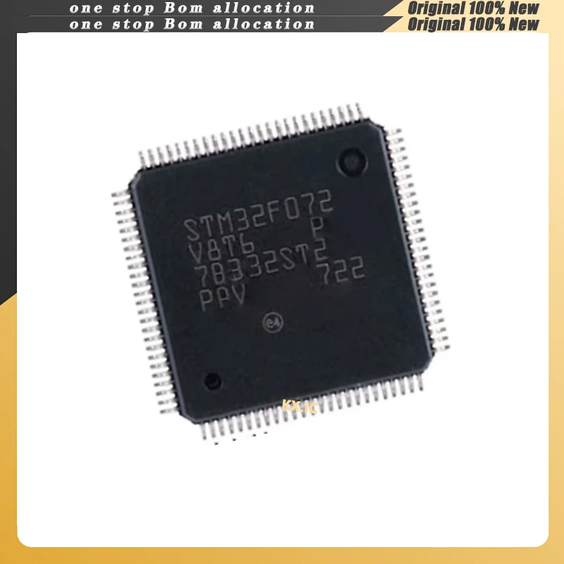 10pcs Lot Stm32f072v8t6 Stm32f07 M32f072v8t6 Lqfp 100 Mstock New Original 