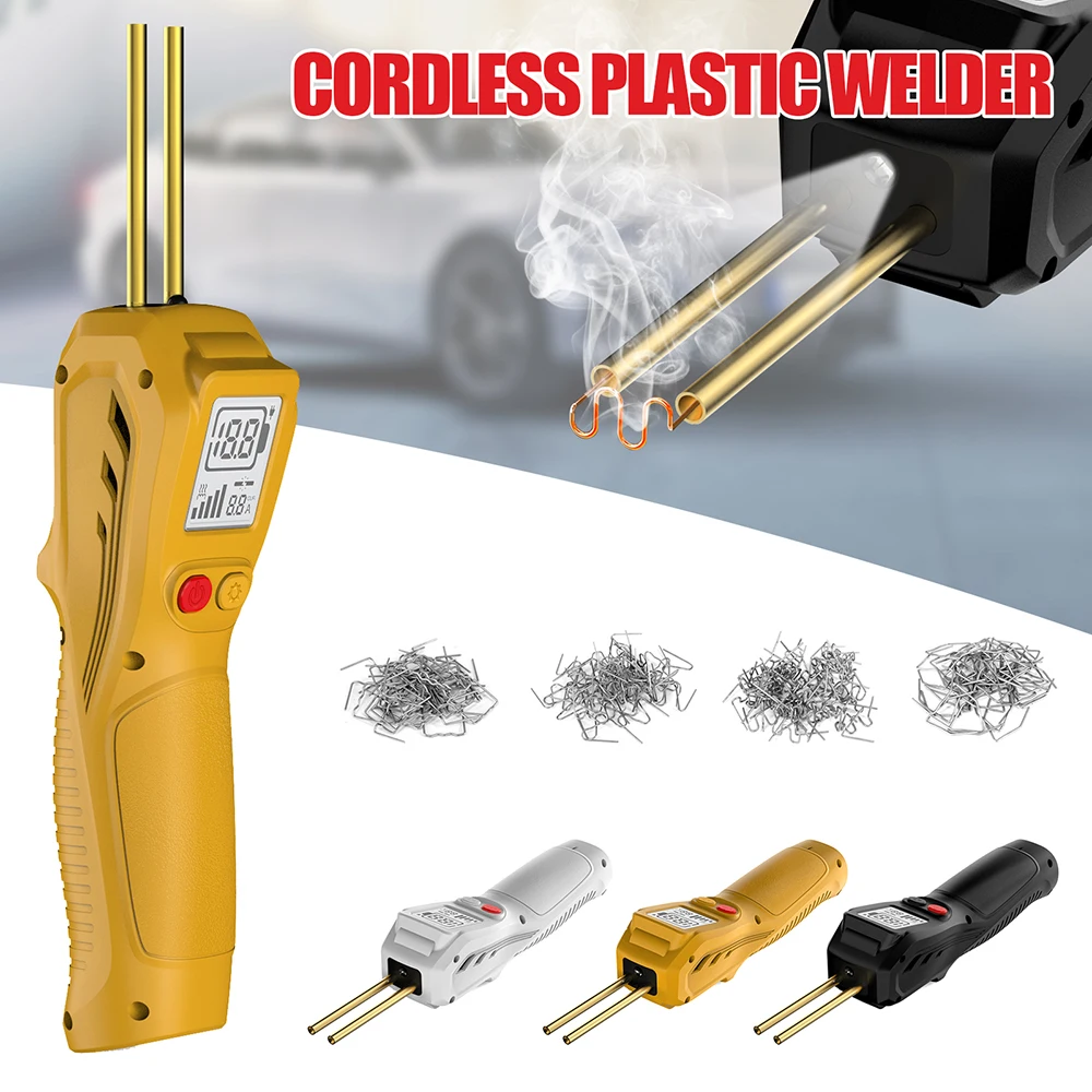 500W LCD Display Handheld Wireless Charging Plastic Welding Gun Repair ...