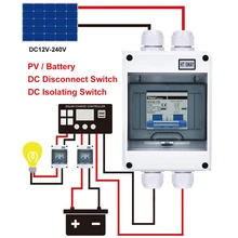 Solar Pv Battery Combiner Box Dc Disconnect Isolatior Switch Circuit ...